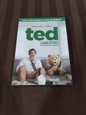 Ted DVD 2012 UNRATED Mark Wahlberg Mila Kunis & Seth Macfarlane LIKE ...