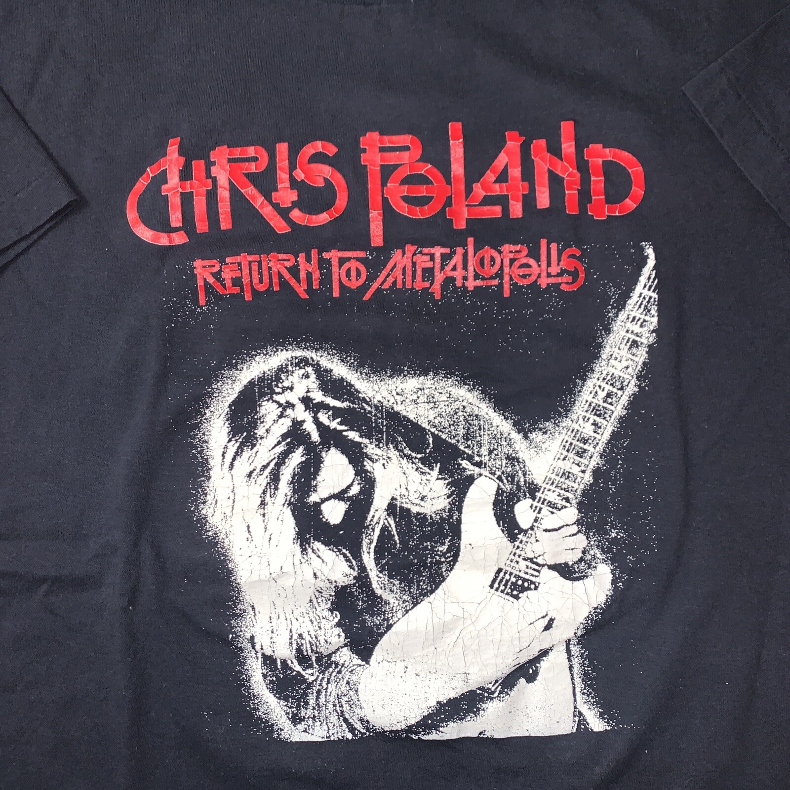 Vintage Chris Poland Return to Metalopolis Album Cover Band Shirt ...