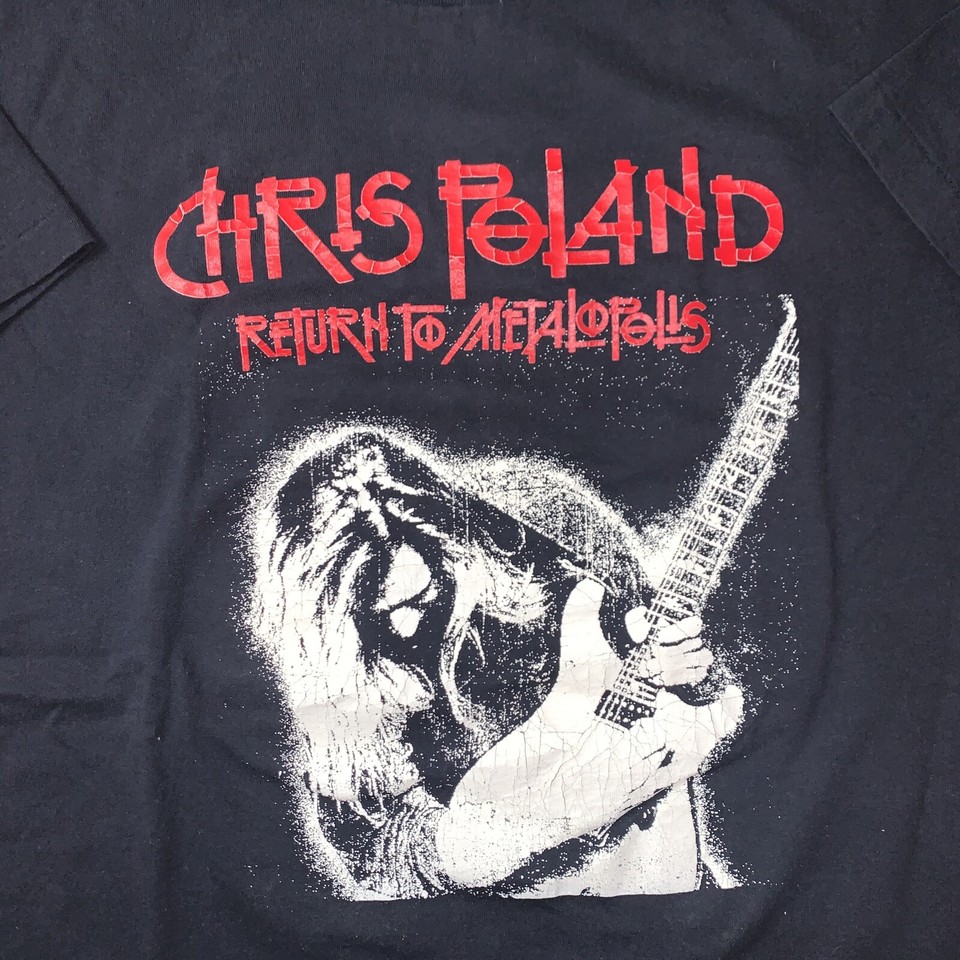 Vintage Chris Poland Return to Metalopolis Album Cover Band Shirt ...