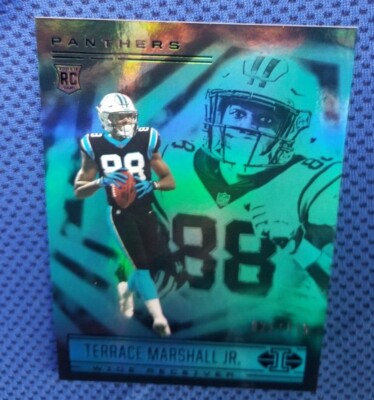 2021 NFL /RC Illusions Terrace Marshall Jr Carolina Panthers EMERALD ...