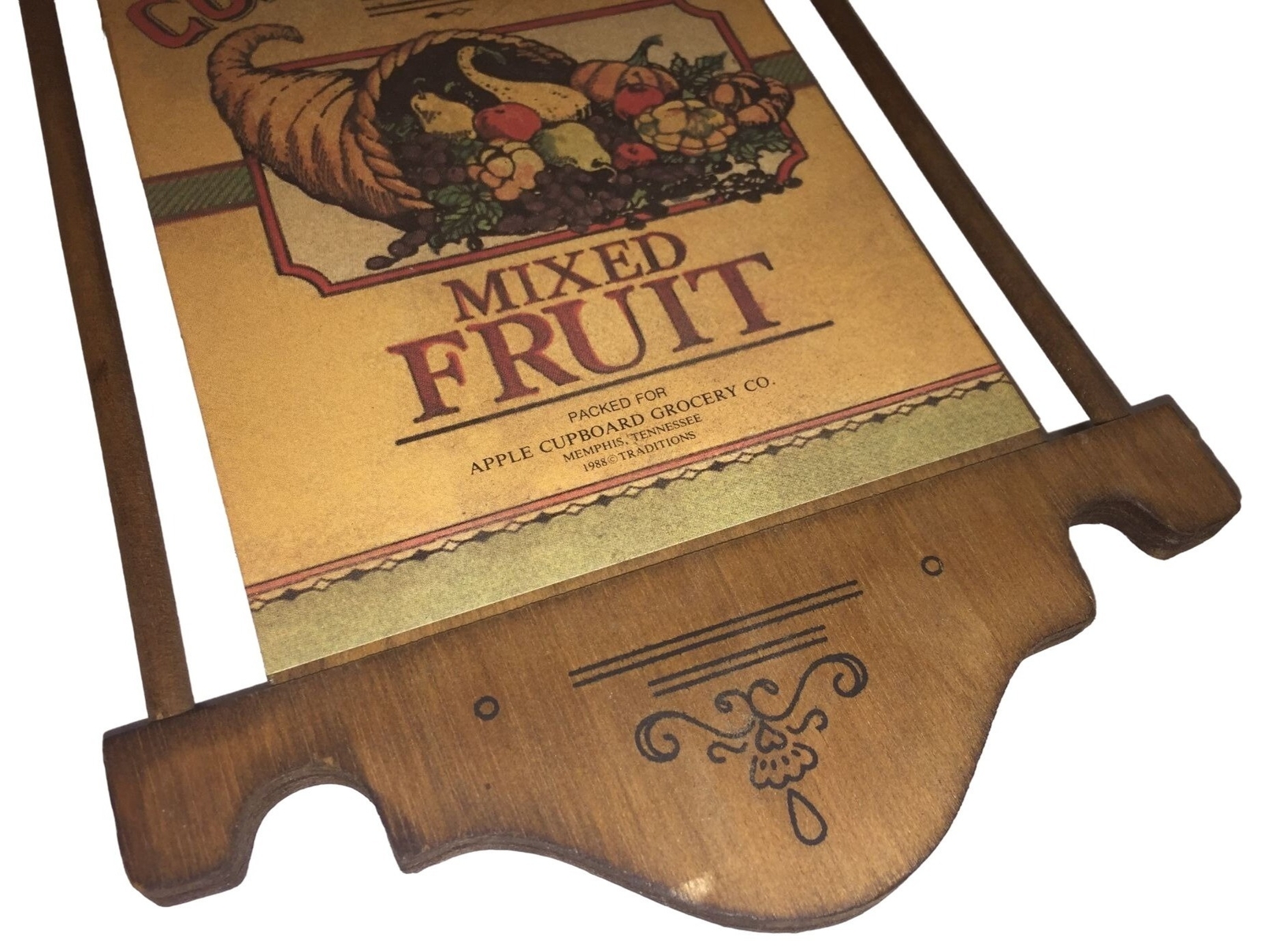 Cornucopia Brand Mixed Fruit Vintage Advertising Wooden Wall Decor | eBay