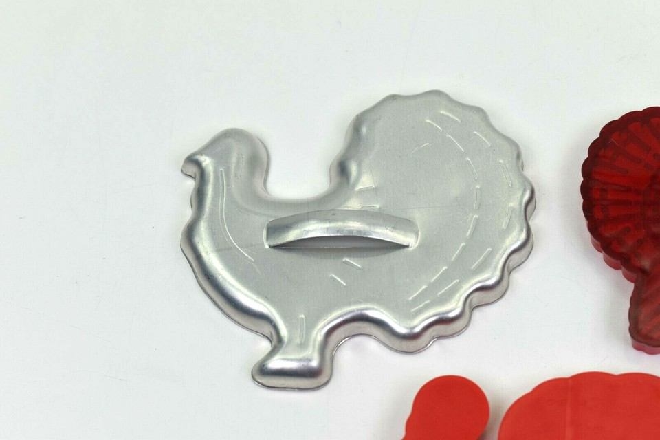 Thanksgiving Turkeys Gingerbread Man Cookie Cutters Vintage Lot Of 4 ...