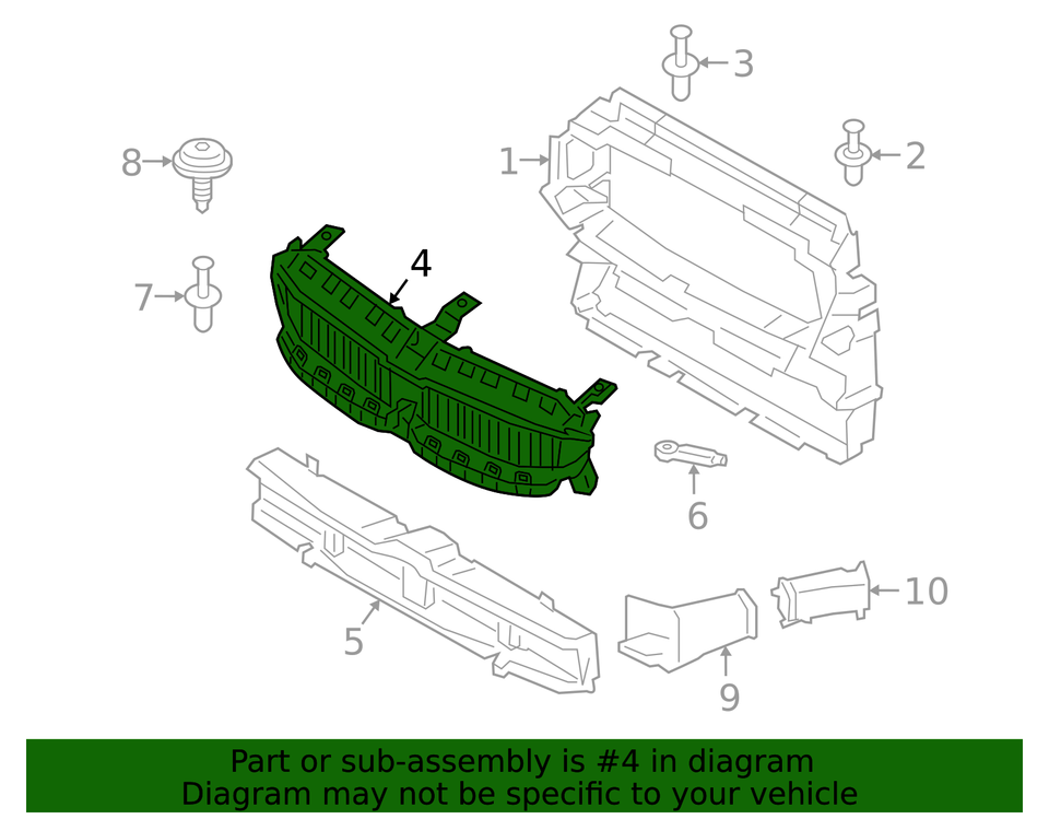 Genuine BMW Upper Shutter 51745a22c61 | eBay