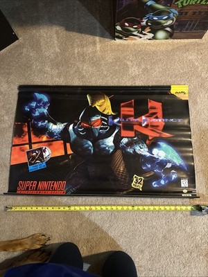 Super Nintendo SNES Killer Instinct Store Display Banner 36X24 1995 | eBay