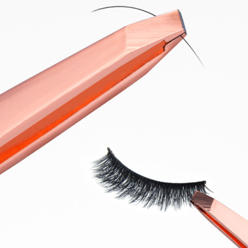 Professional Eyebrow Tweezers Hair Beauty Slanted Stainless Steel ...