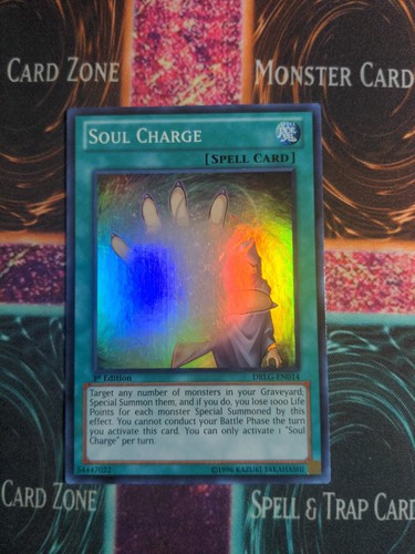 Yu-Gi-Oh! Soul Charge DRLG-EN014 1st Edition Super Rare NM b2/ | eBay