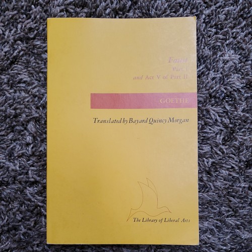 Faust Part I and Act V of Part II Goethe | eBay