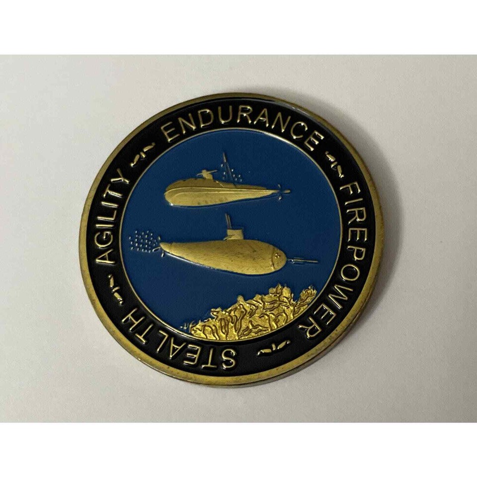 U S Navy Nuclear Submarine Warfare The Silent Service Challenge Coin | eBay