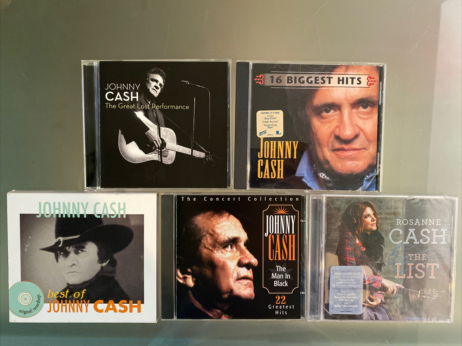 Johnny & Rosanne Cash 5 LOT: Best Of, Great Lost, Man in Black, NEW The ...