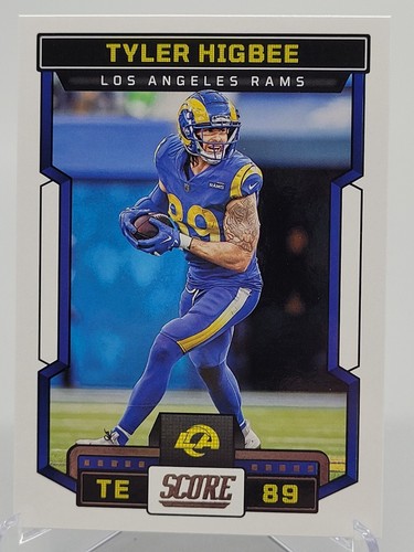 2023 PANINI SCORE TYLER HIGBEE BASE FOOTBALL CARD LOS ANGELES RAMS NFL ...