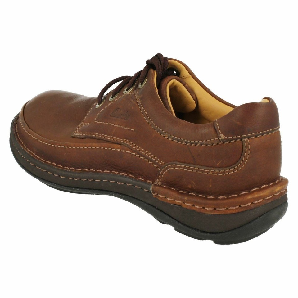 Mens Clarks 'Nature Three' Leather Casual Lace Up Shoes - G & H ...