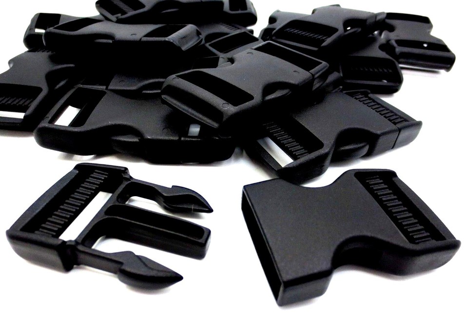 Webbing Buckle Fits 1" 25mm Wide Strap - Quick Side Release! Durable ...