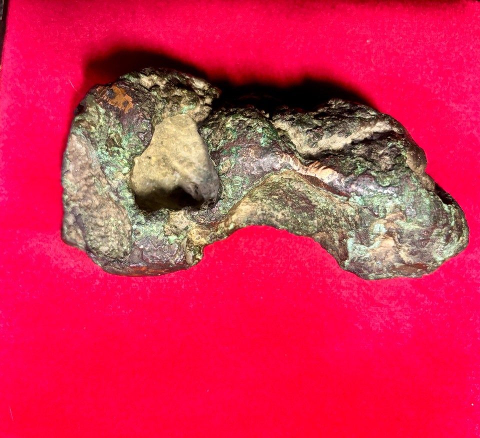 Rare Copper Ore Specimen-1,142.7 Grams-Michigan-Museum Quality Display ...