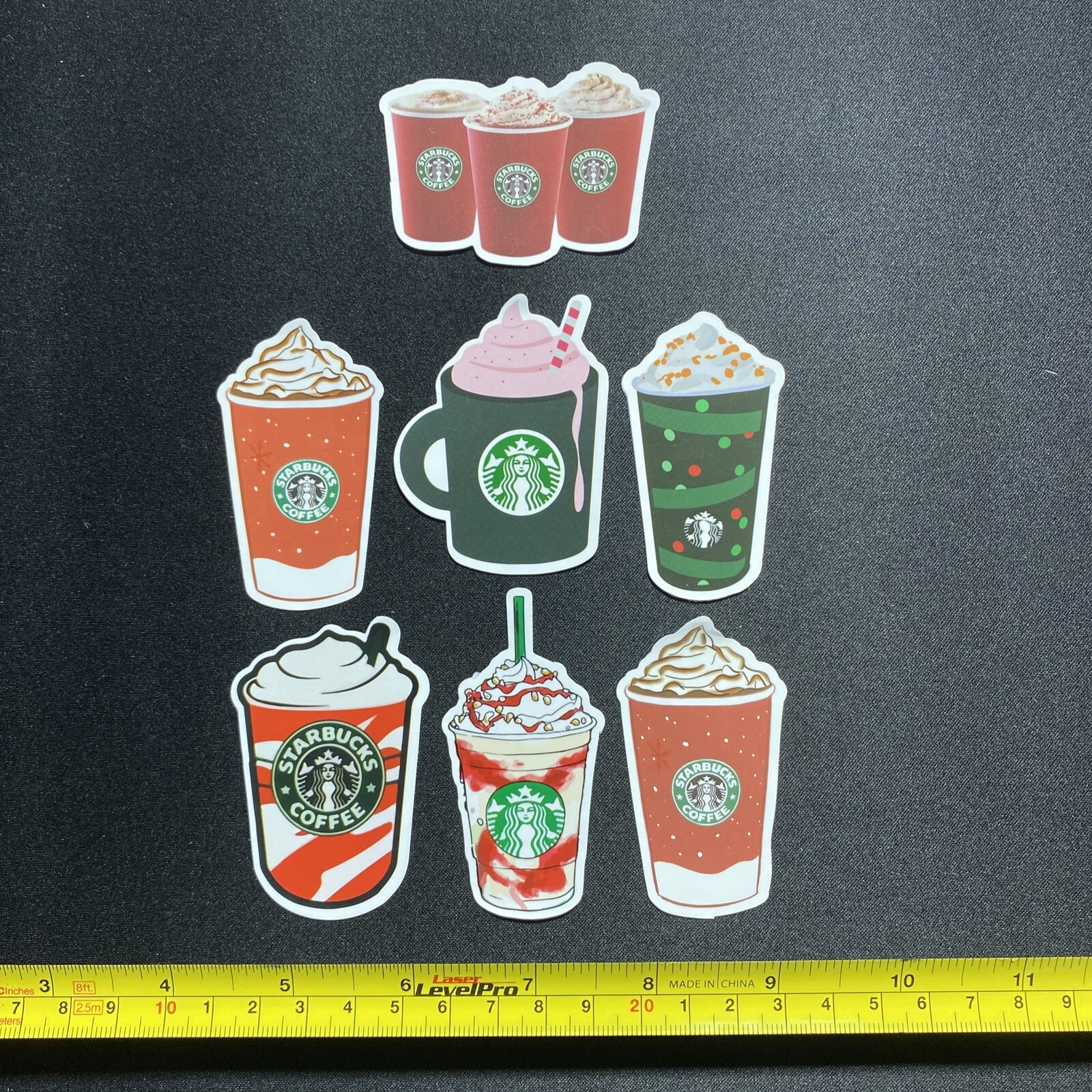 Starbucks Coffee Frappe Holiday Starbies Cold Brew Frappuccino Stickers ...