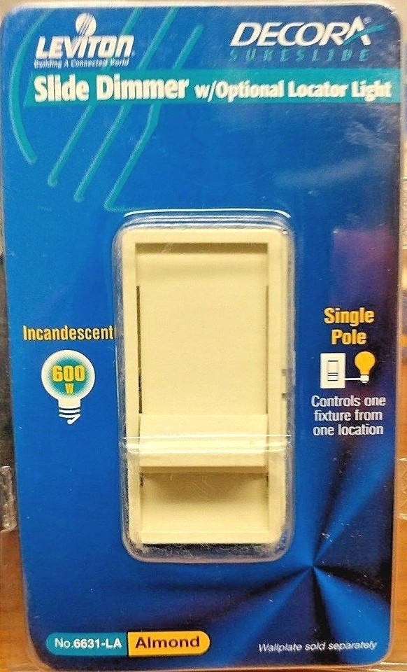 Leviton 6631-LA SINGLE POLE SLIDE DIMMER BOX OF 25 | eBay