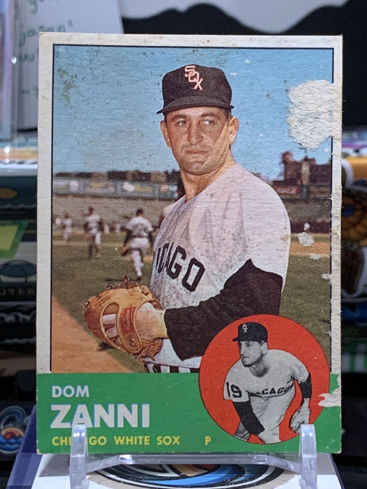 1963 Topps #354 Dom Zanni White Sox DP 7E | eBay