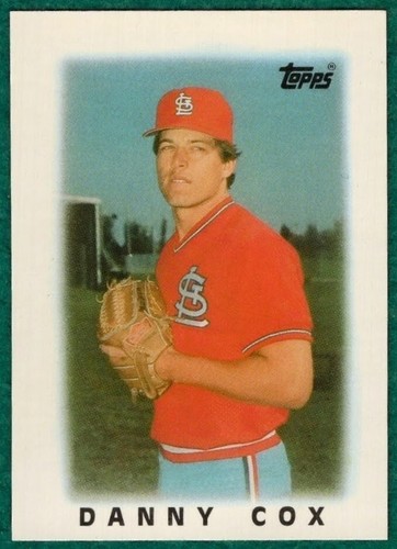 Danny Cox - 1986 Topps Mini Leaders #61 - St. Louis Cardinals Baseball ...