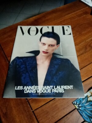 SPECIAL YSL YVES SAINT LAURENT-Magazine VOGUE FRANCE/PARIS OCTOBRE 2021 ...