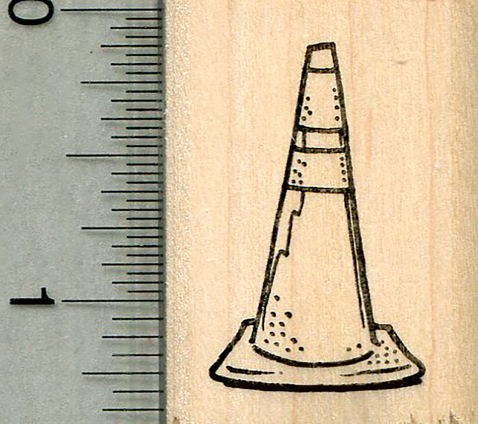 Traffic Cone Rubber Stamp, Construction Equipment Series D34406 WM | eBay