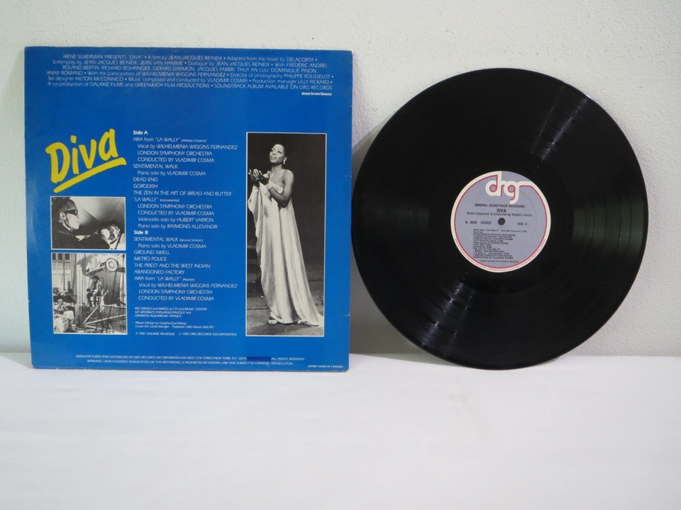 Vladimir Cosma – Diva - Original Soundtrack DRG Records– SL 9503 Vinyl ...