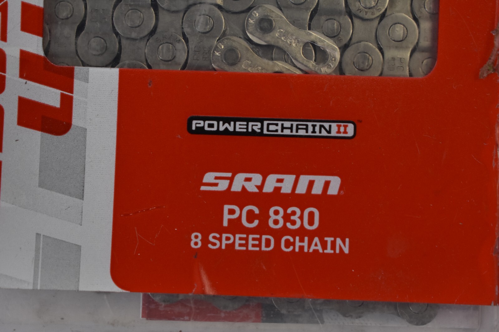 Sram 8 Speed Chain Powerlink 114 Links Step Riveting 1/2" x 3/32" PC ...