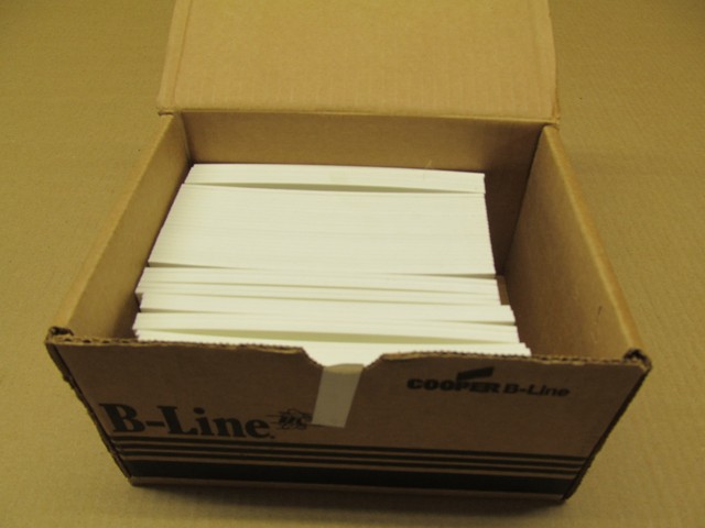 50 NIB COOPER B-LINE 99-PE36 POLYETHYLENE PAD FOR CABLE TRAY BOX OF 50 ...