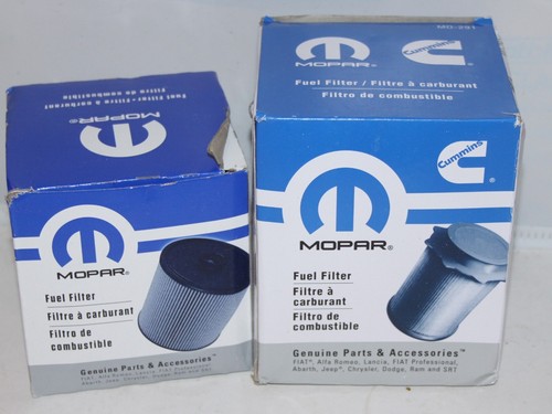 2019 2020 Ram 2500 3500 4500 Mopar Diesel Fuel Filter Set 68436631AA ...