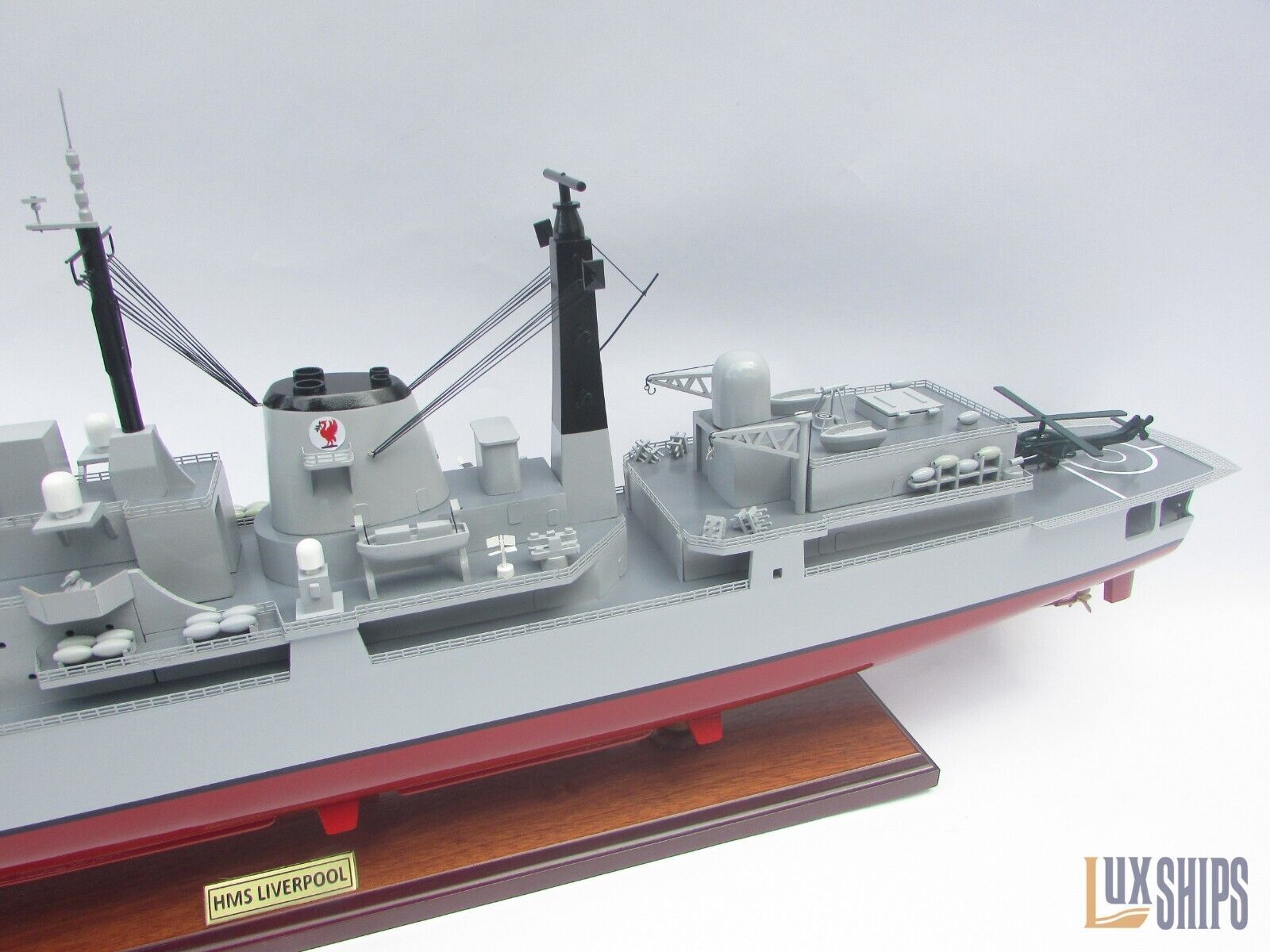 HMS LIVERPOOL D92 Type 42 Destroyer Model Ship | eBay