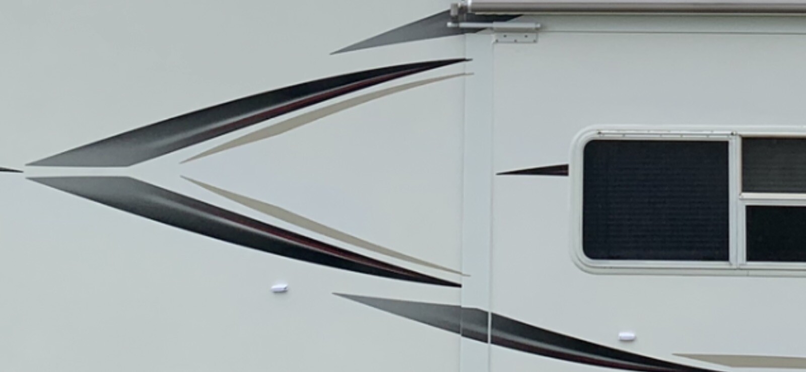 MOTORHOME CLASS C/A DIESEL PUSHER BUS RV DECALS GRAPHICS BLACK GRAY ...