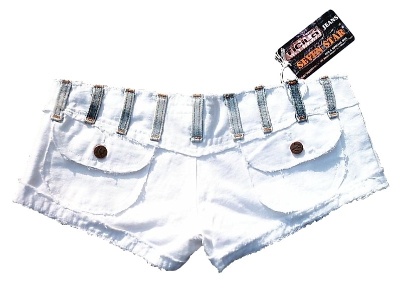 Gogo Ticila SEVEN STAR Extrem Kurz Sexy Mega HOT PANTS Jeans Short ...