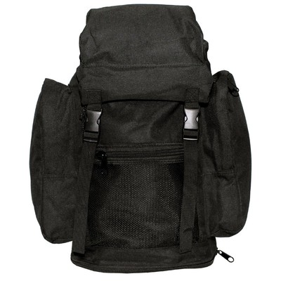 British Army Surplus Small Day Sack Bag Rucksack Black Hiking Walking ...