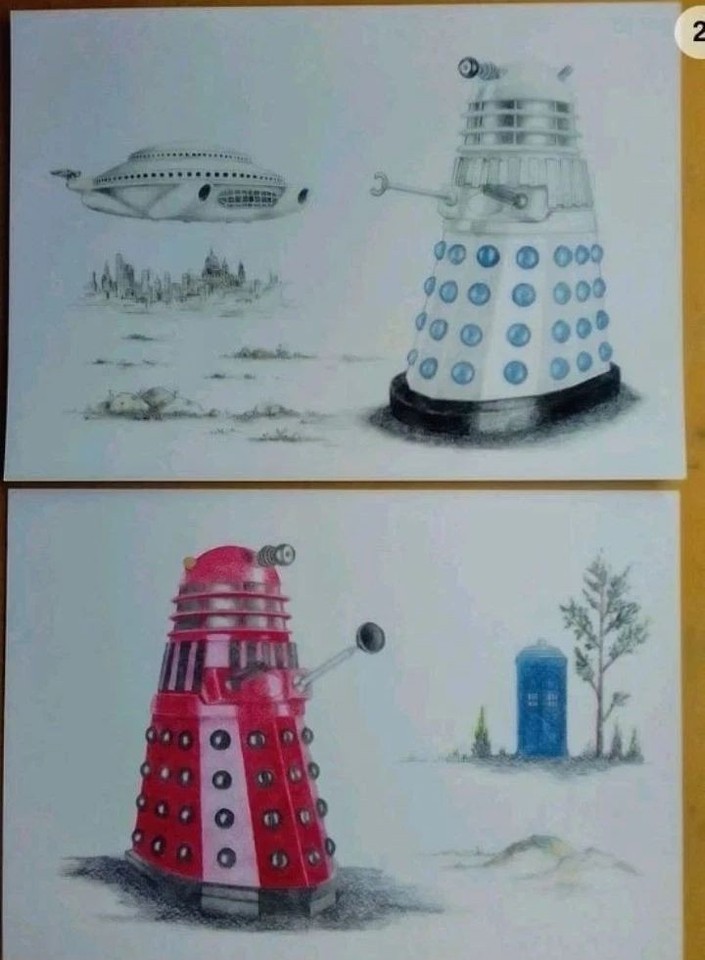 Sci-fi fantasy modeller issue 33 DR Who Dalek invasion Earth 2150 ...