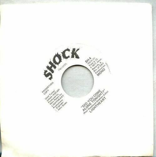 Lightheart - Did You Come Alone Tonight / promo Mark Wirtz VINYL 45 | eBay