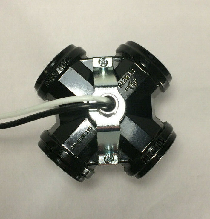 New Phenolic 4 Light Edison Base Socket Cluster w/ 7" Wire Leads, 3.5 ...