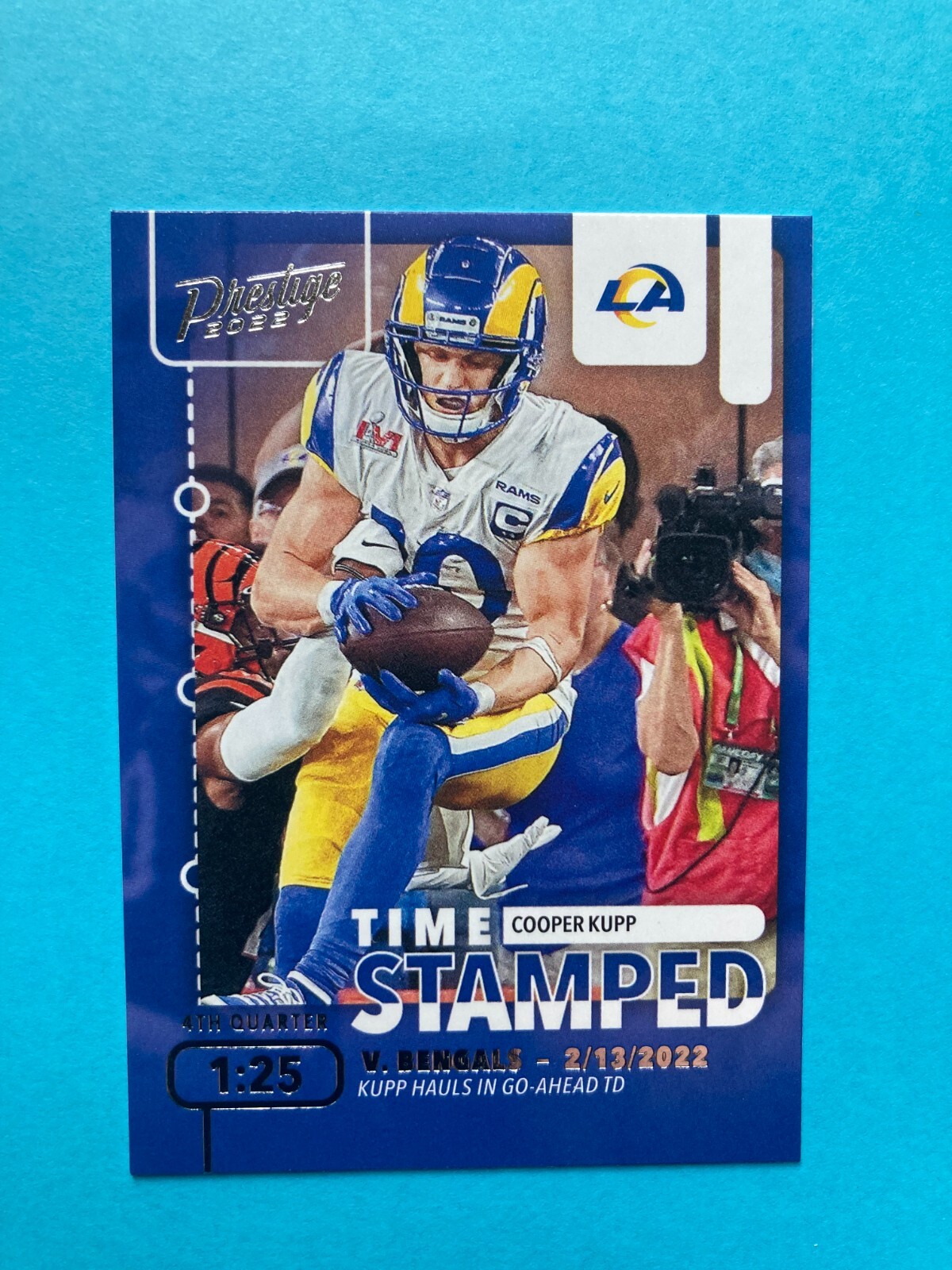 Cooper Kupp 2022 Panini Prestige "Time Stamped" card #TS-7 LA Rams | eBay