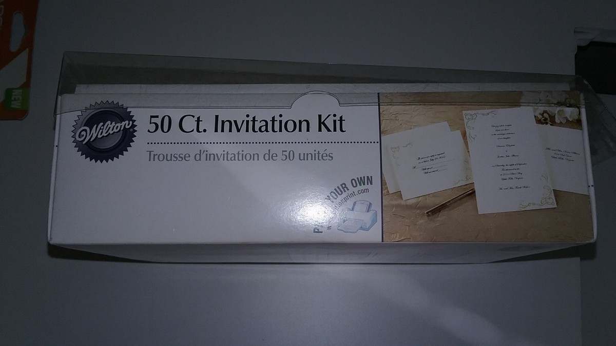 Wilton Invitation Template 4x55