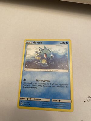 POKEMON Trading Card basic horsea HP60 Water Arrow 29/147 | eBay