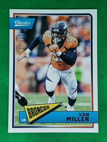 Von Miller 2018 Panini Classics #32 Red Back Parallel SN 185/299 Denver ...