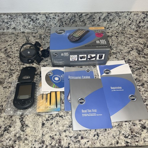 Palm M105 Personal Handheld Organizer Pocket Computer System With Box ...