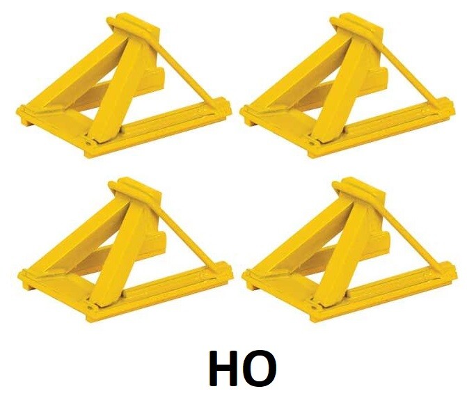 HO Scale - Assembled Track Bumper 4-Pack, Yellow, 948-83108 | eBay