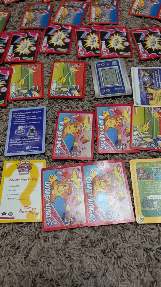 e-Reader Cards LOT! Nintendo Game Boy Advance/GBA! Many Different Sets ...