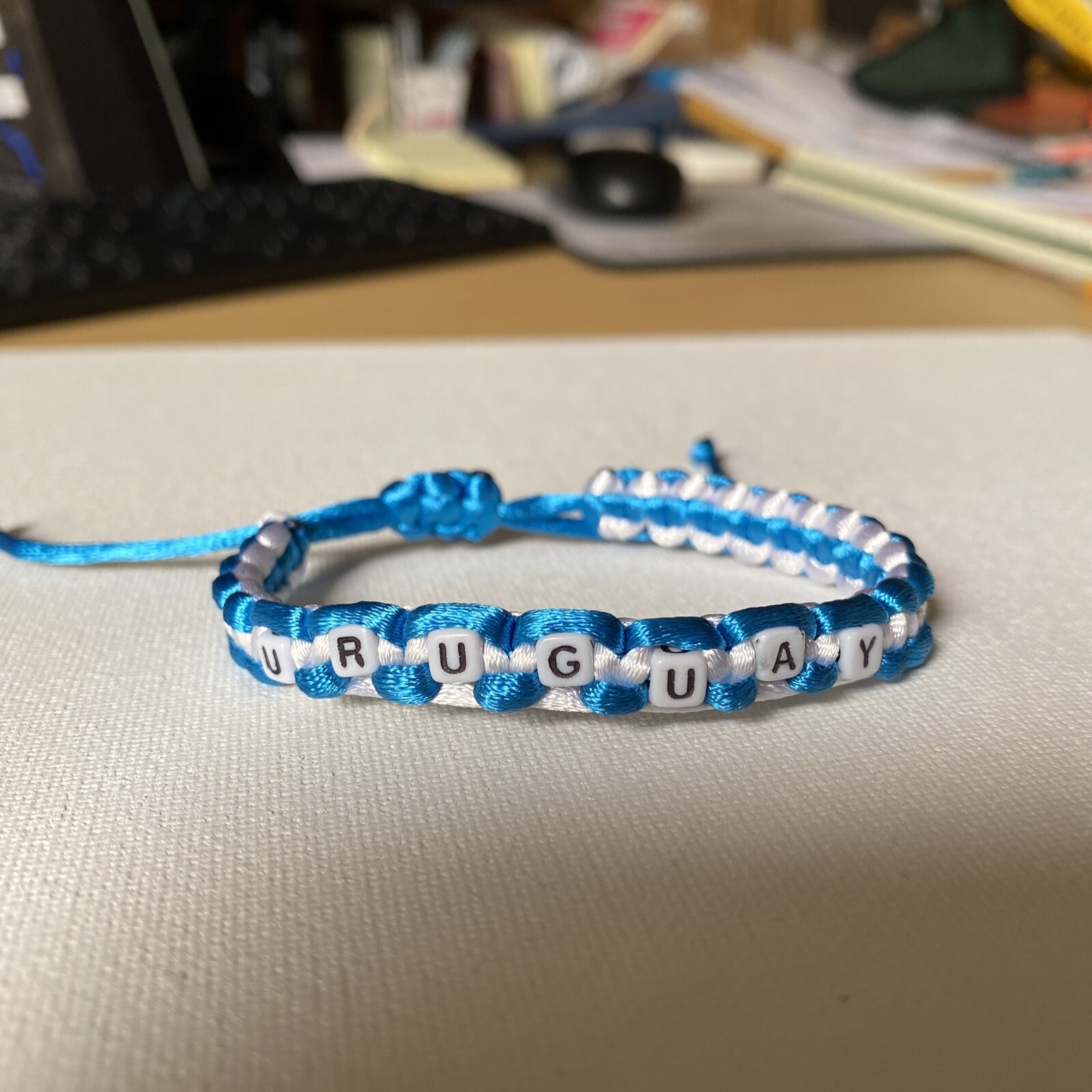 URUGUAY Bracelet Handcrafted Handmade Pulsera Fabricada, Hecha a Mano ...