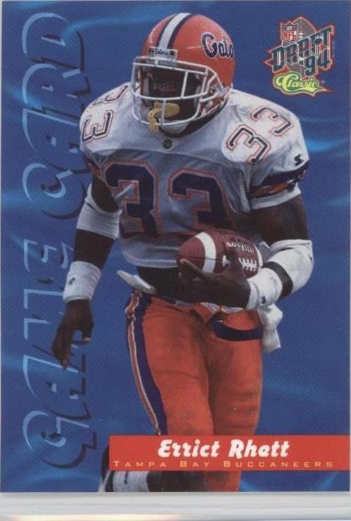 1994 Classic NFL Draft - Game Card Errict Rhett #GC 10 (RC) for sale ...