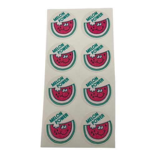 Vintage Scratch n Sniff 8 Stickers Melon Power Watermelon Stinky ...