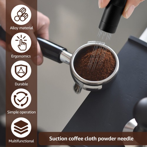 Espresso Distribution Tool w/Stand Rustproof Coffee Distributor Stirrer ...