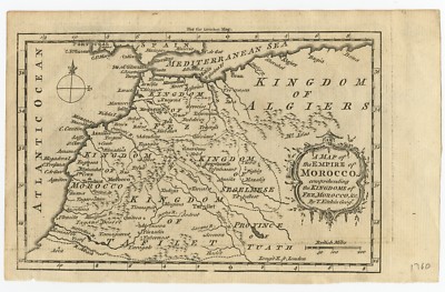 1900-Now - Map Of Morocco
