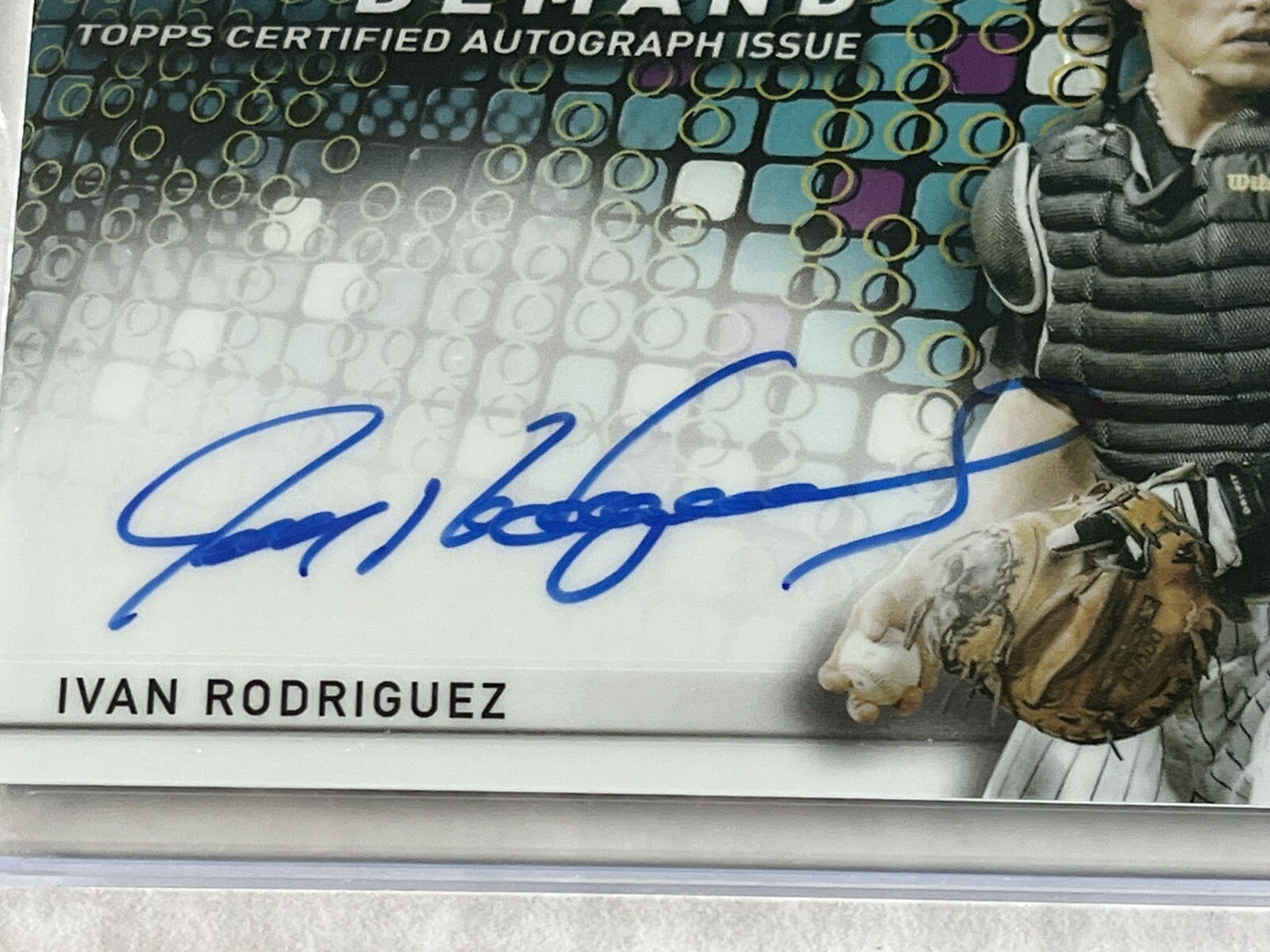 Ivan Rodriguez 2022 Topps Pristine Popular Demand Autograph Auto SP ...