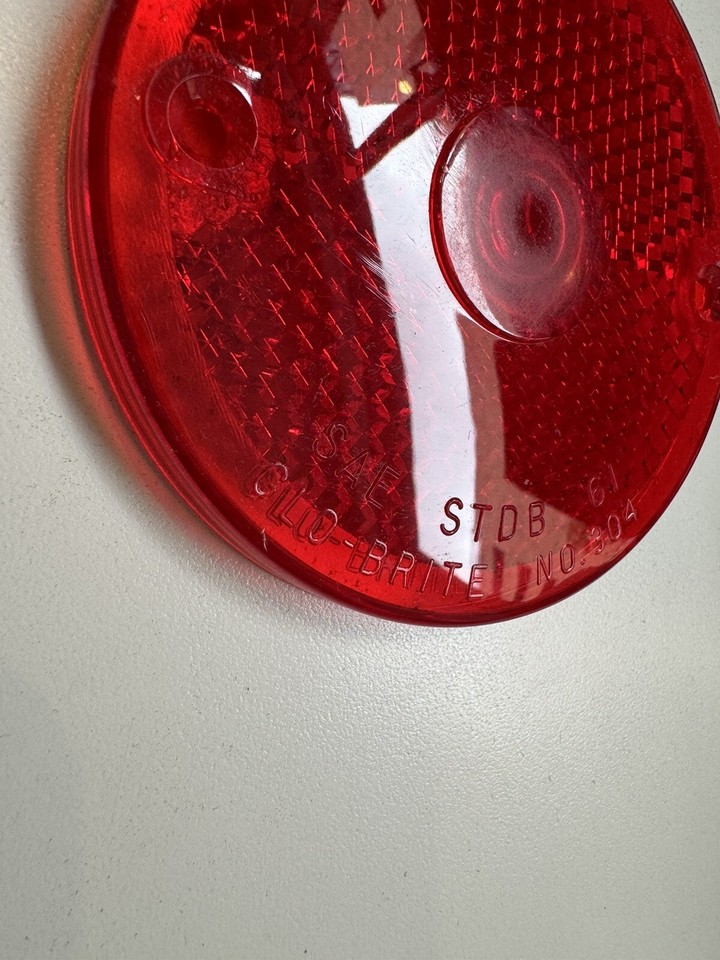 Glo-Brite 304 Red Lens Lamp Cover STDB61 PAIR | eBay