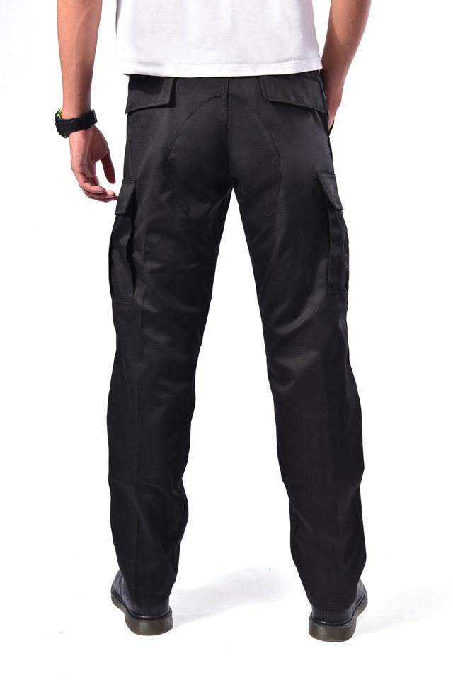 BACKBONE Mens Army Style BDU Pants Multi-Pocket Camouflage Casual Cargo ...