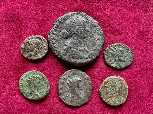 6 Uk Found Roman Bronze Coins Dating To 1st To 4th Centuries | eBay UK